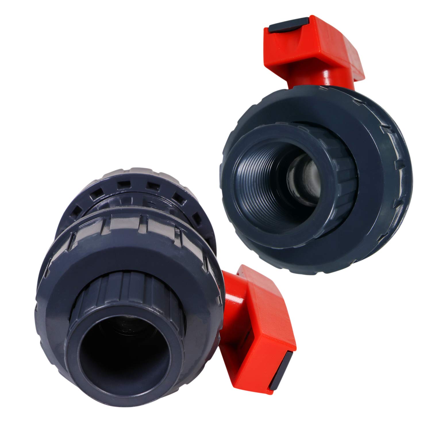 Snapklik.com : Midline Valve Heavy Duty PVC True Union Ball Valve Pink ...