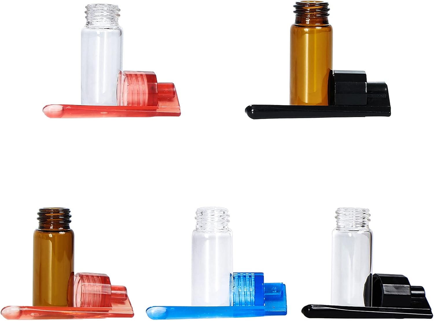 Amazon.com: Yorda 5 Packs Leak-proof Portable Pepper Shaker Storage ...