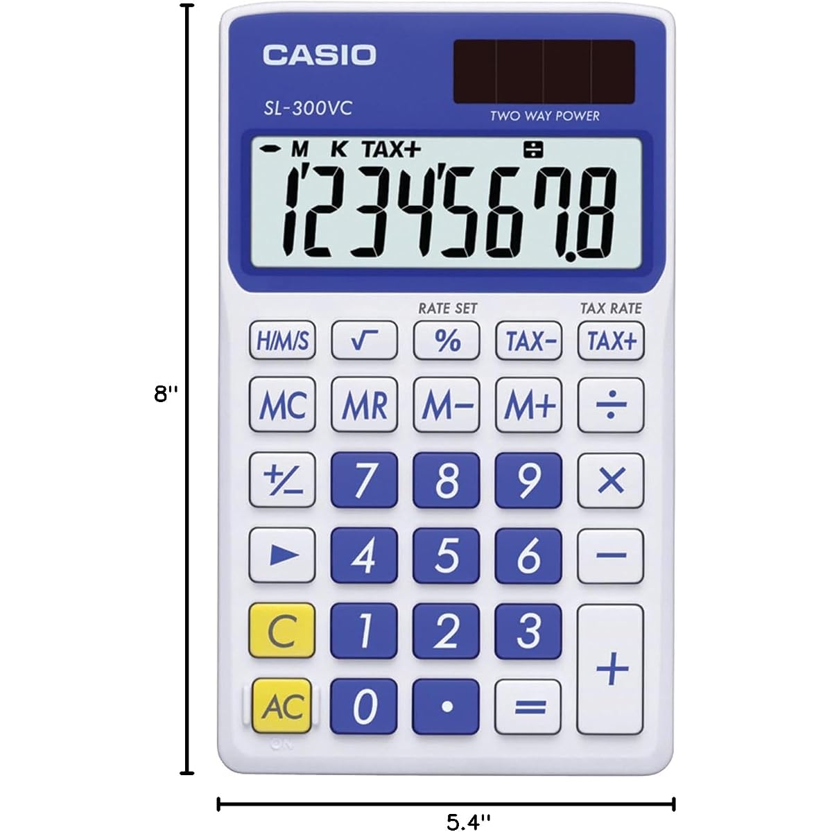 $1/mo - Finance Casio SL-300VC, Solar Powered Standard Function ...
