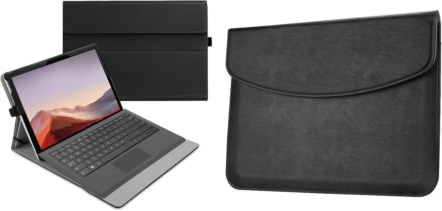 Amazon.com: Fintie Case for 12.3 Inch Microsoft Surface Pro 7 Plus/Pro ...