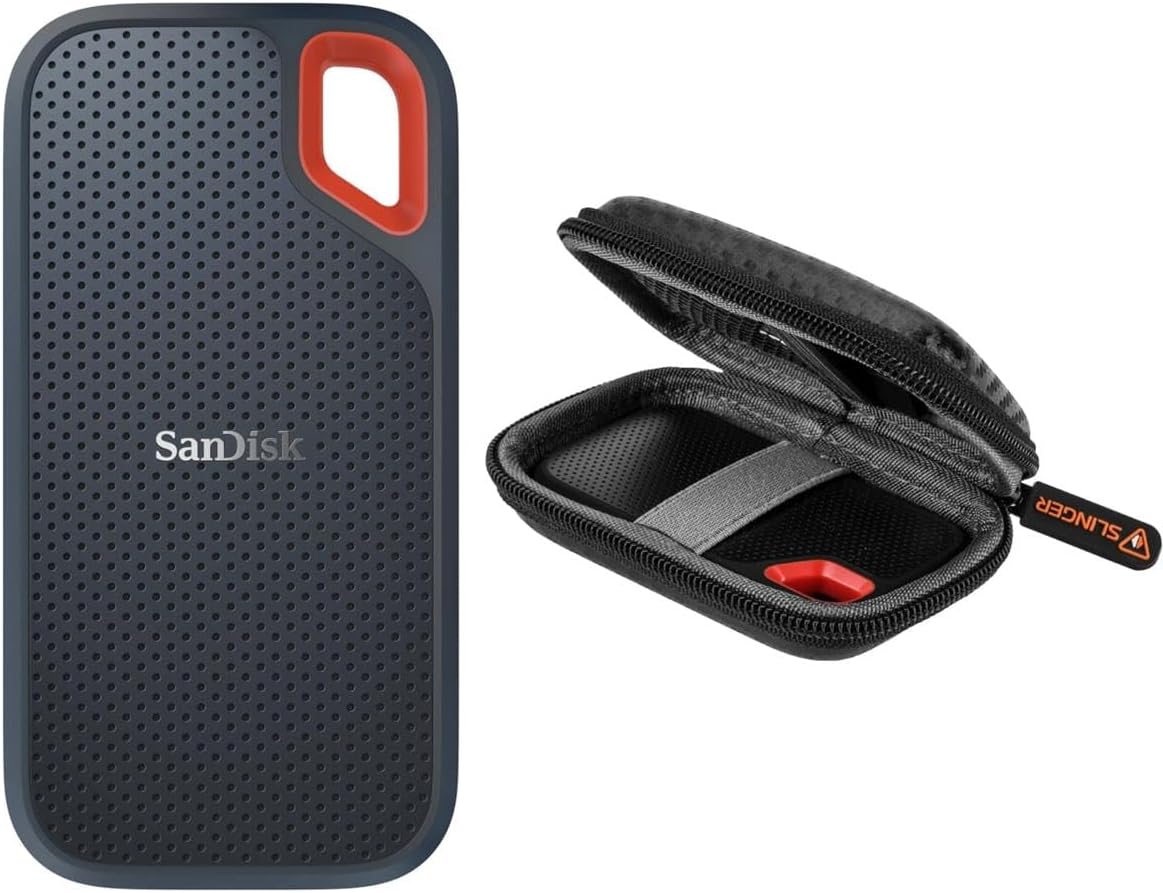 Amazon.com: SanDisk Extreme PRO Portable 4TB USB 3.2 Gen 2 Type-C External SSD V2, Bundle with ...