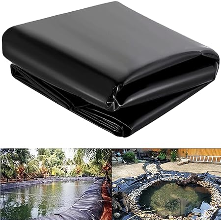 Amazon.com : CiCixixi Pond Liner 10x 13.1ft LDPE Pond Skins for Fish ...