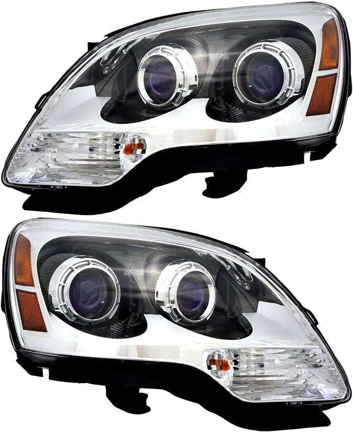 Amazon.com: HEADLIGHTSDEPOT Halogen Headlights Compatible With GMC ...