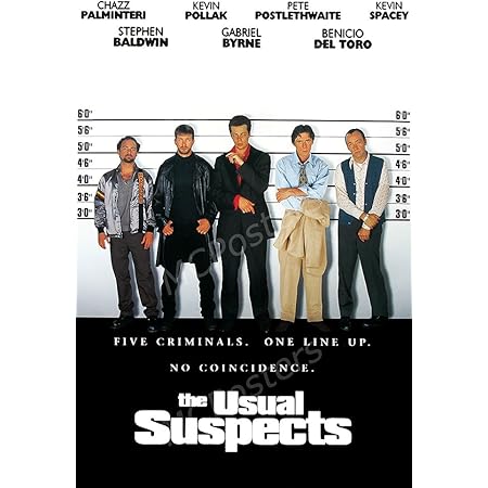 Amazon.com: Usual Suspects The Movie Poster Art 24in x36in: Prints ...