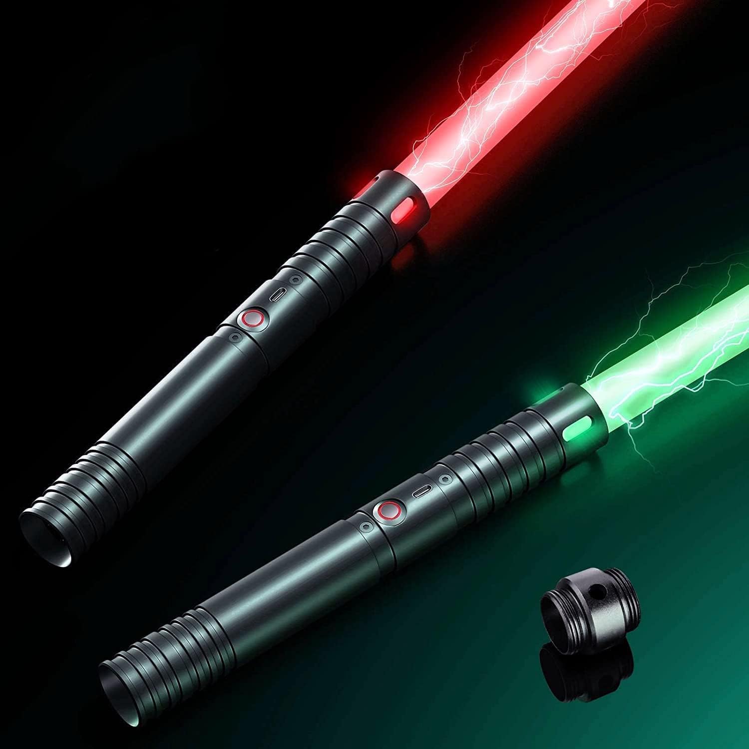 Amazon.com: ZNLVZSH 2 Pack Lightsabers，RGB 15 Color Light Saber with ...