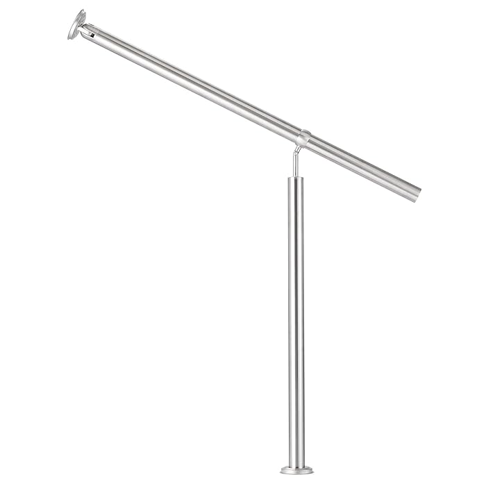 Buy CO-Z Stainless Steel Handrail, 100x90 cm Interior Exterior Handrail ...