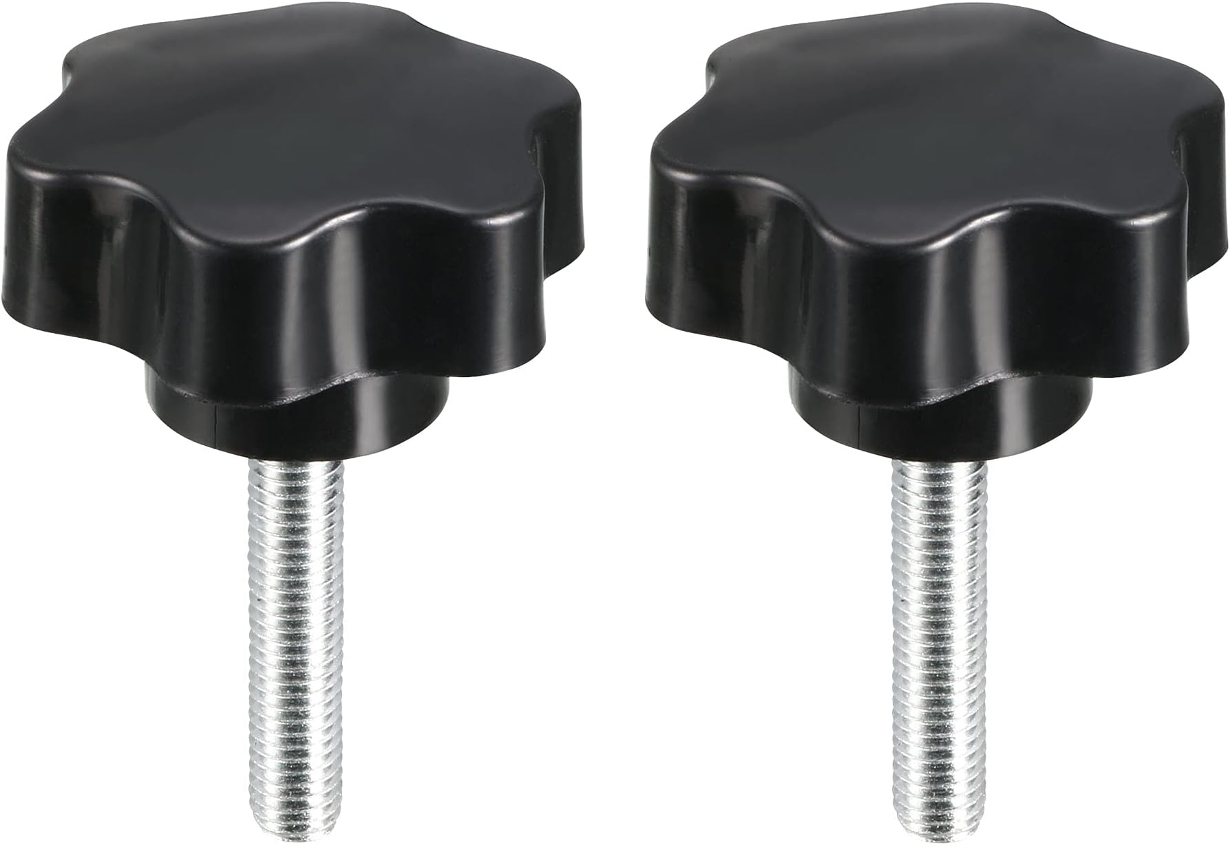 Amazon.com: uxcell Clamping Screw Knob, 48mm Dia Plum Hex Shaped Grips ...