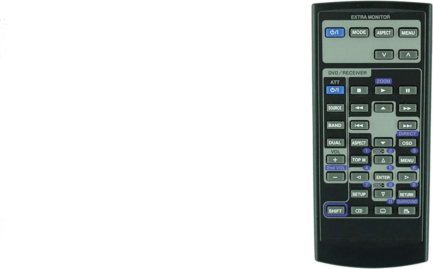 Amazon.com: HCDZ Replacement Remote Control for JVC KD-ADV5380J KD ...