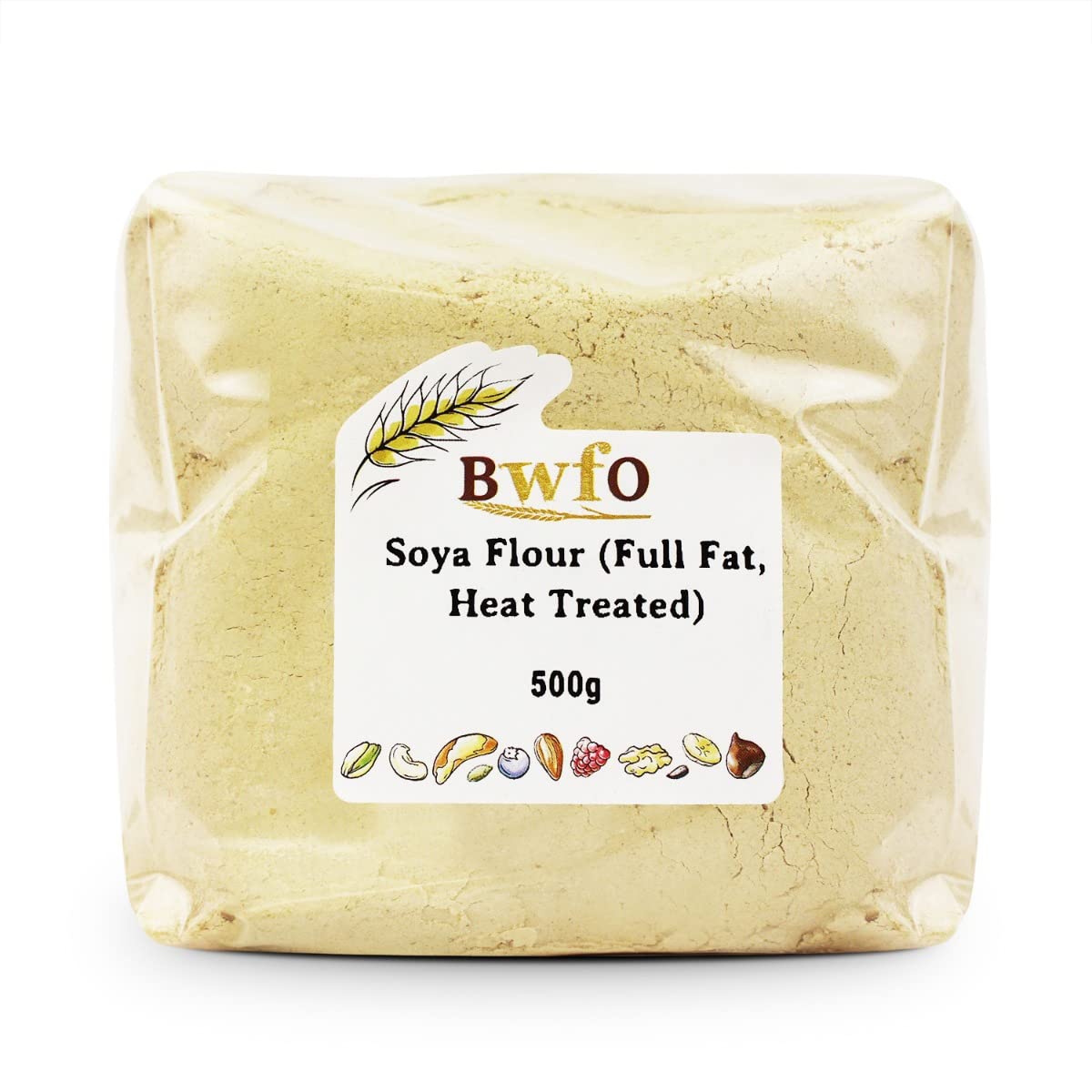 SOYA Flour (Full Fat, Heat Treated) 500g (BWFO) : Amazon.co.uk: Grocery