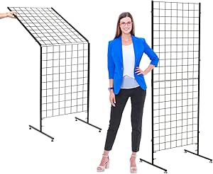 Amazon.com : Folding Grid Panel Display (Starter) | Black | 69in x 24in ...