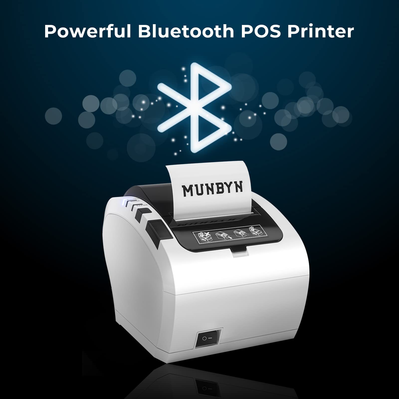 MUNBYN Android Bluetooth Thermal Receipt Printer POS Printer With USB munbyn-android-bluetooth-thermal-receipt-printer-pos-printer-with-usb