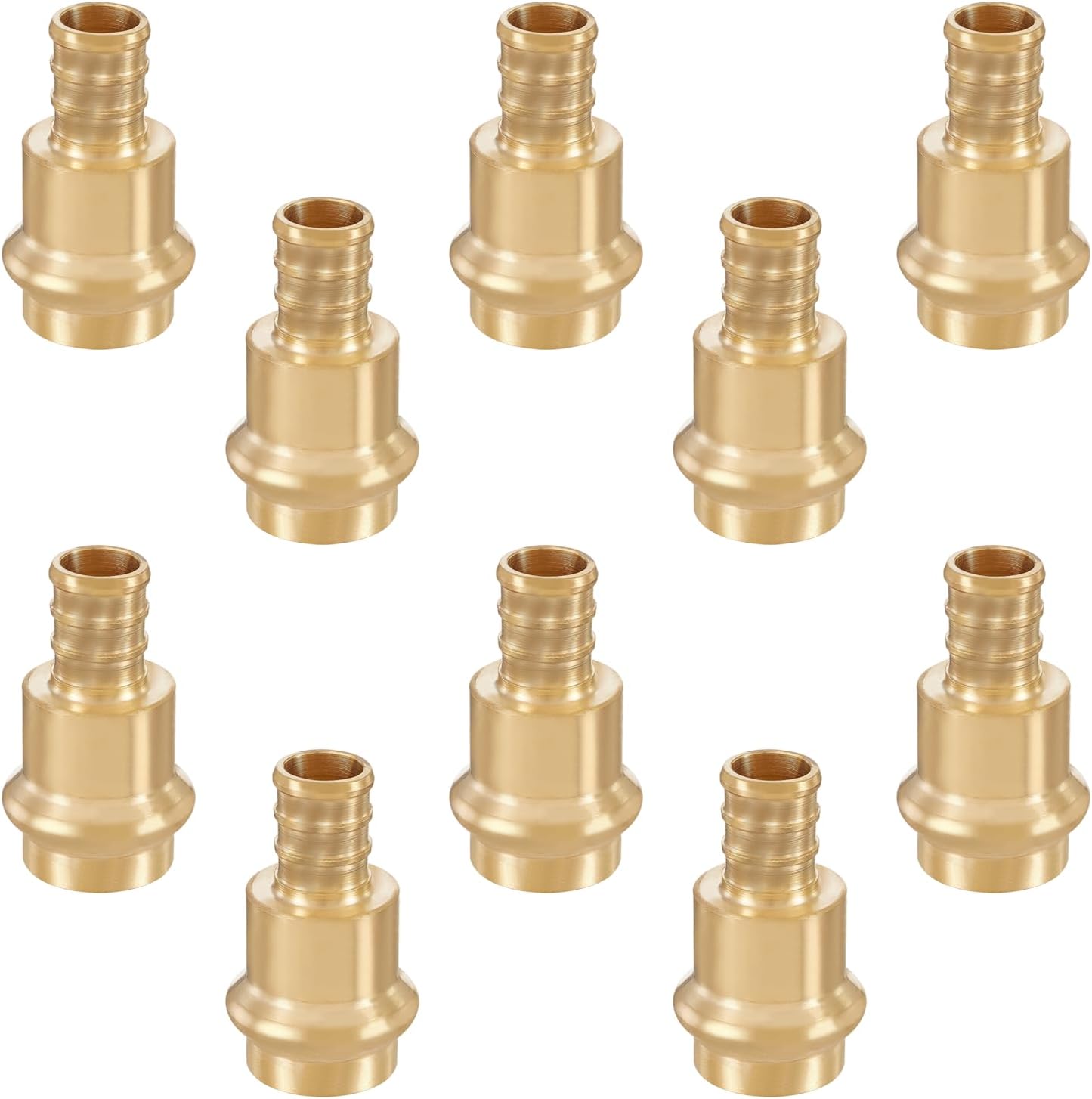 Amazon.com: GUOFIS 1/2Inch PEX Press Fittings,1/2" Press X 1/2" PEX ...