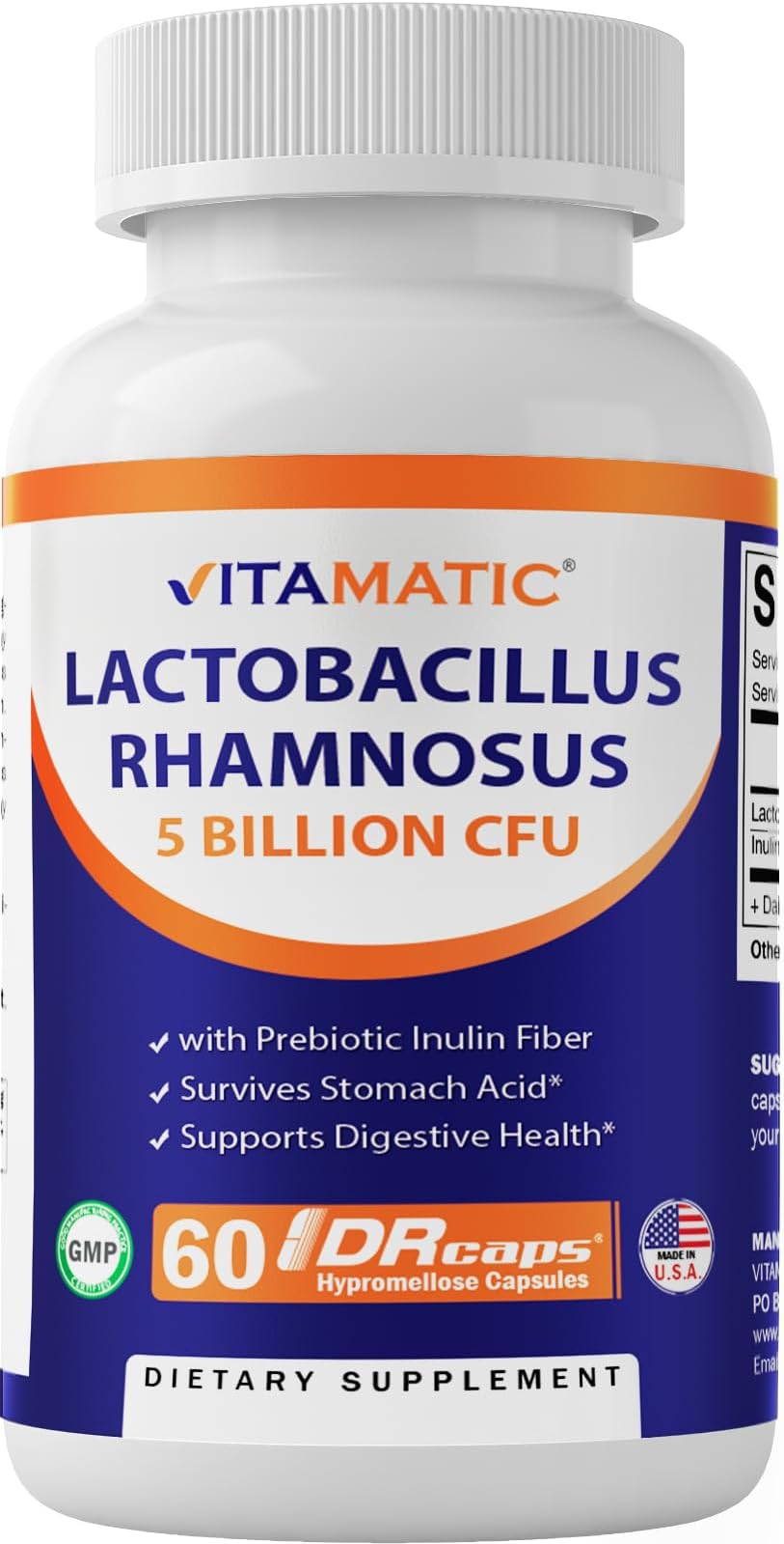 Amazon.com: Swanson Lactobacillus Rhamnosus with FOS - Probiotic ...