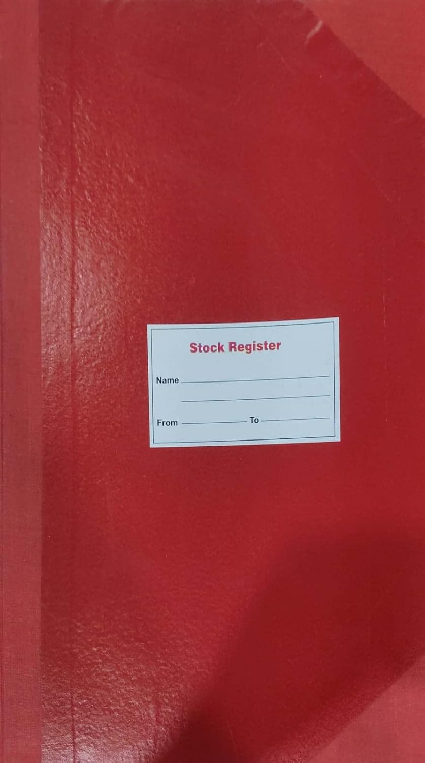 Stock Register Legal size NABH Format (200 pages) : Amazon.in: Office ...