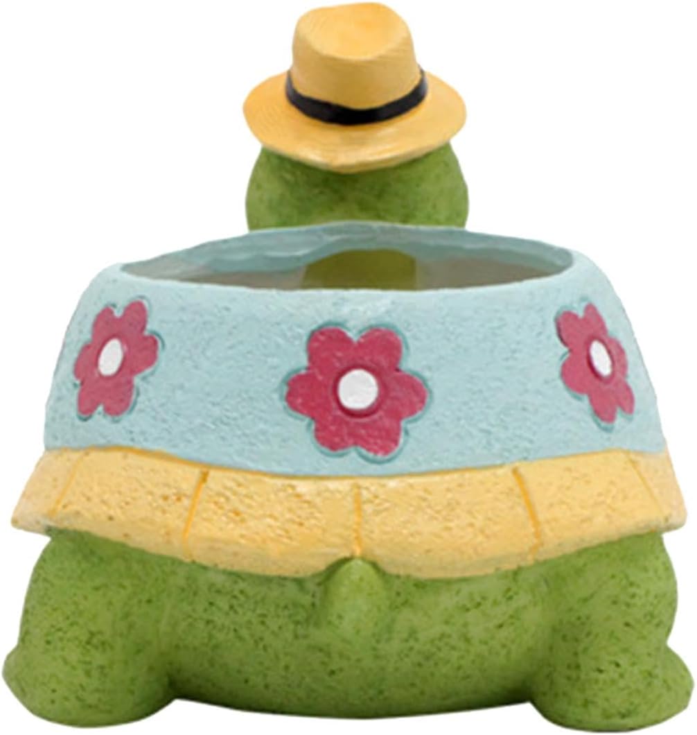 Fonowx Turtle Planter Pot Flower Pot Artwork Bonsai Pot Pots Flowerpot ...