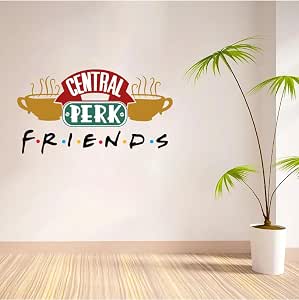 Amazon.com: Vinyl Home Living Room Central Perk Coffee Shop & Friends ...