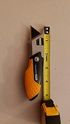 Fiskars Pro Retractable Folding Utility Knife, Box Cutter with Long ...