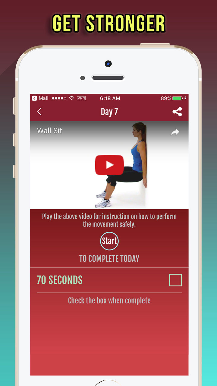 30 Day Wall Sit Challenge - App on Amazon Appstore
