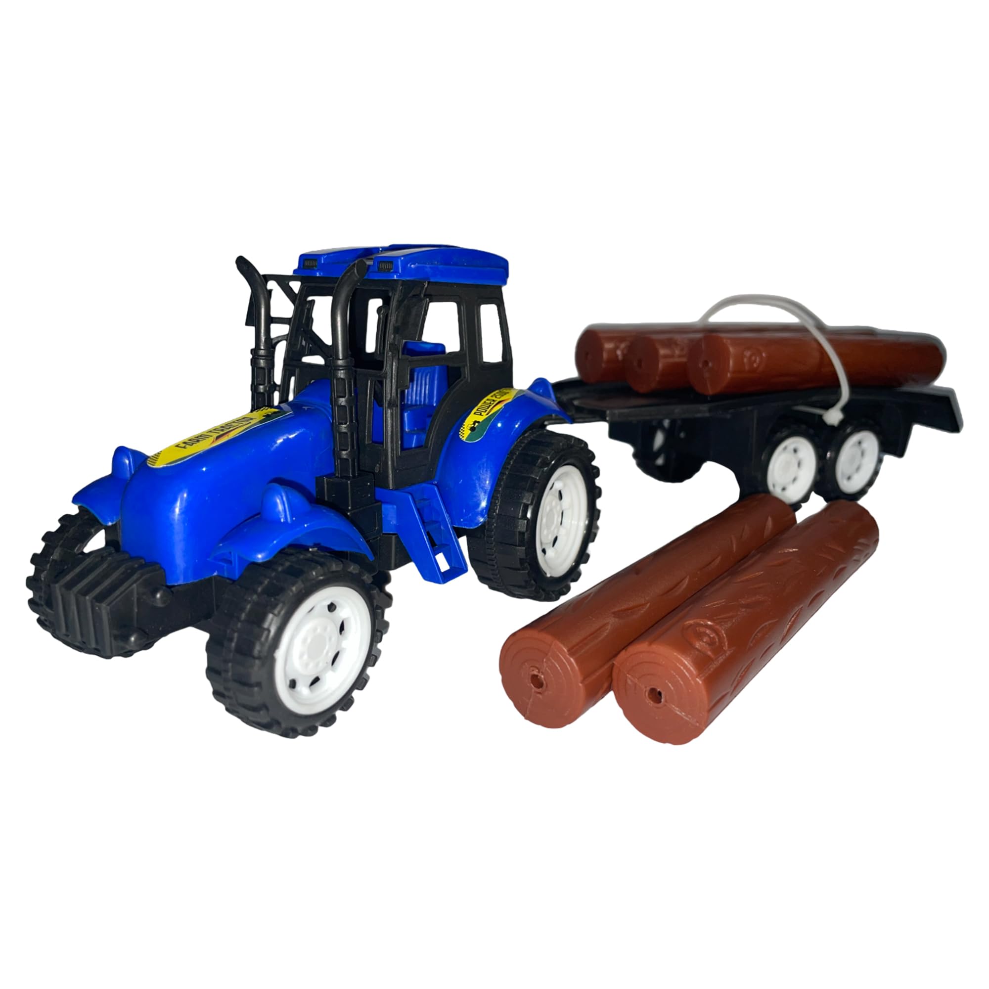 Kidz N Toys Wood Loading Friction Tractor Trolley Toy For Kids ...