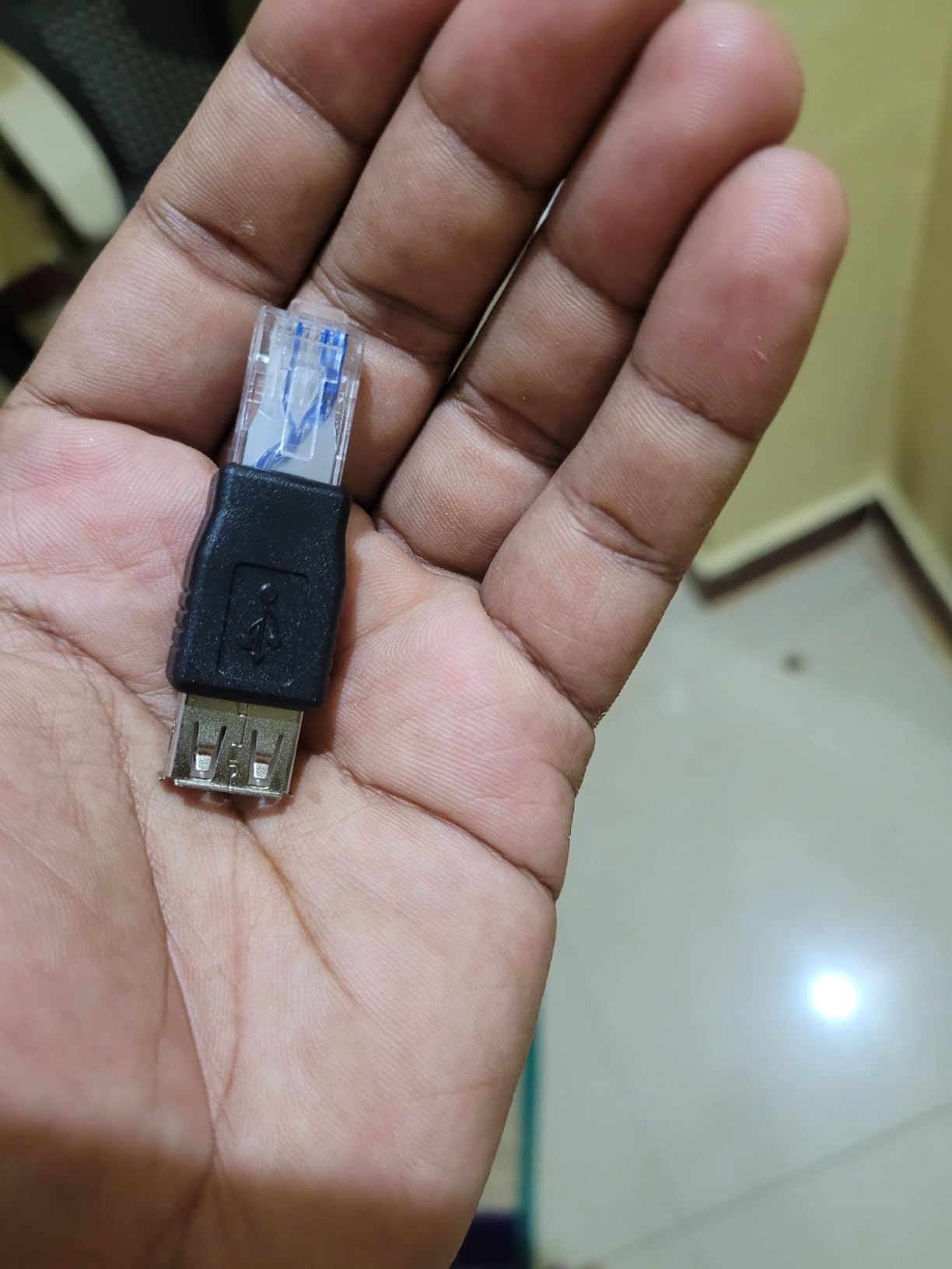 ATORSE USB A Female F to Ethernet RJ45 Male Router Adapter Plug Socket ...