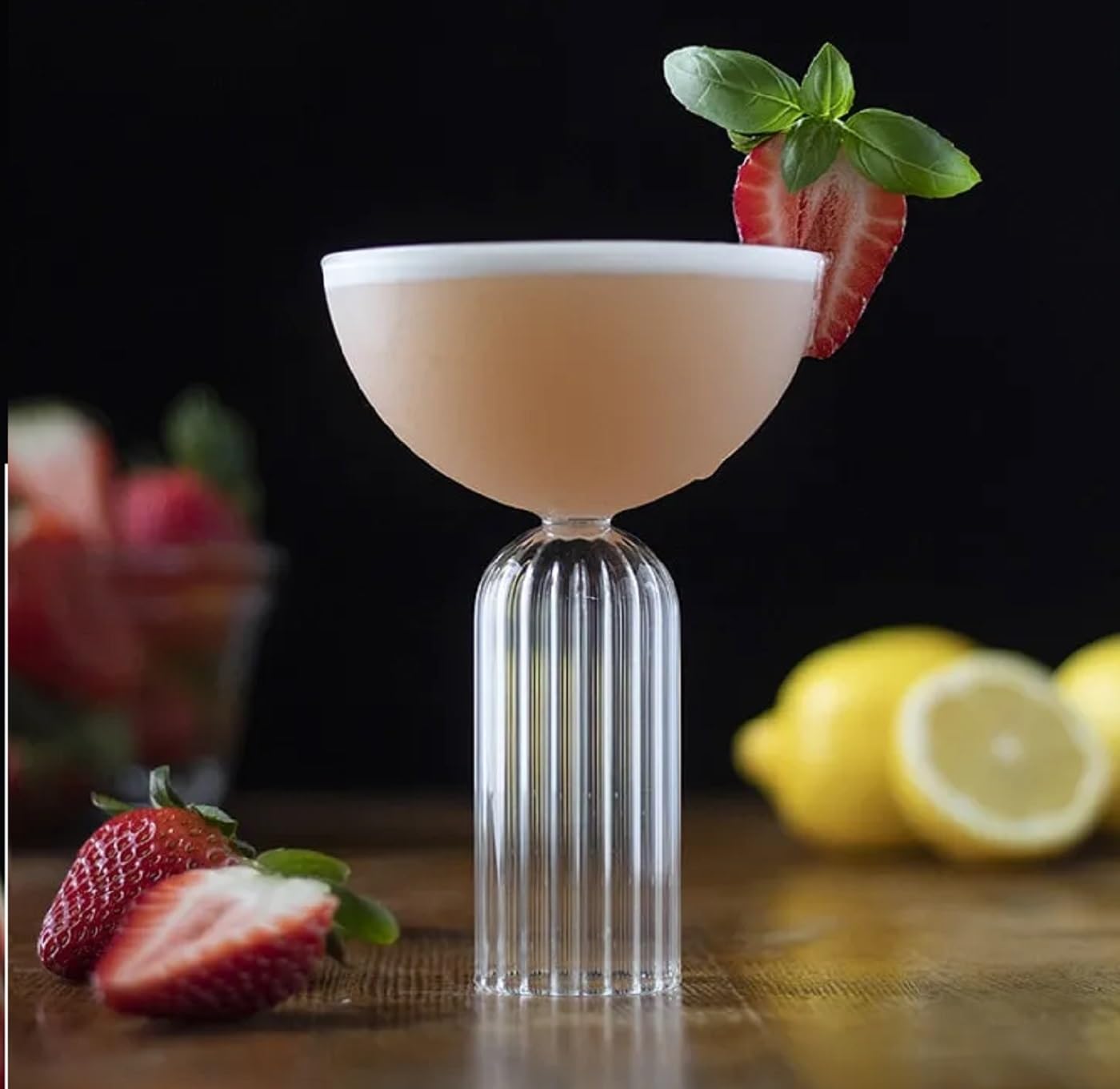 Melbify Martini Glass | Set of 2 | 250 ml | Fancy Cocktail Glasses ...