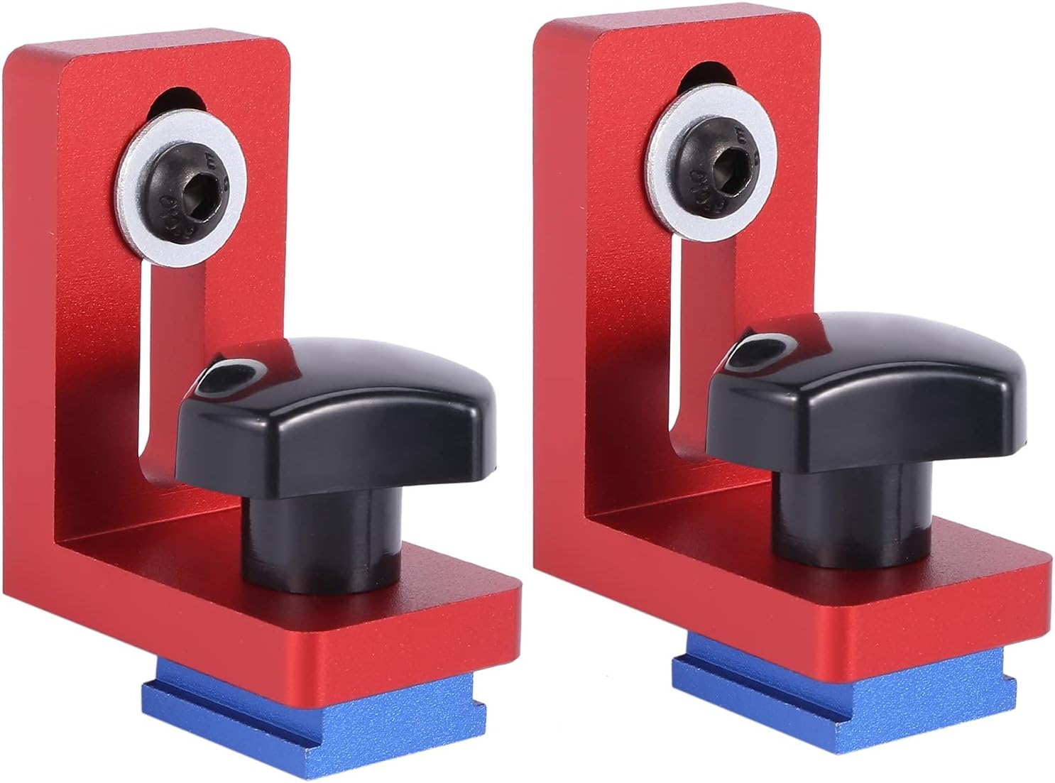 Amazon.com: Cusstally 2 T- Sliding Brackets For Woodworking, T-Tracks ...