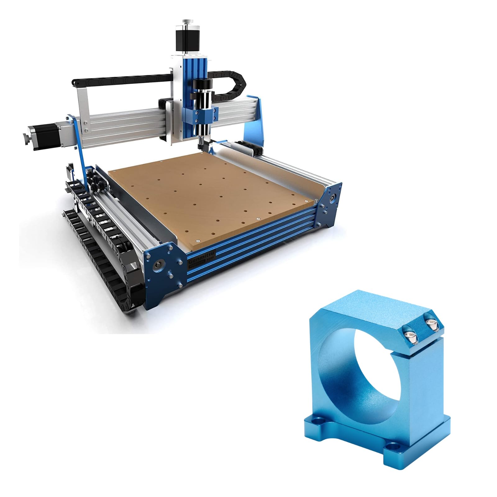 Genmitsu CNC Router Machine PROVerXL 4030 + 65mm Diameter Aluminum CNC ...