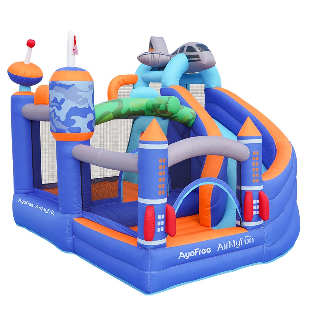 Amazon.com: AirMyFun Inflatable Bounce House for Kids Fun, Bouncer ...