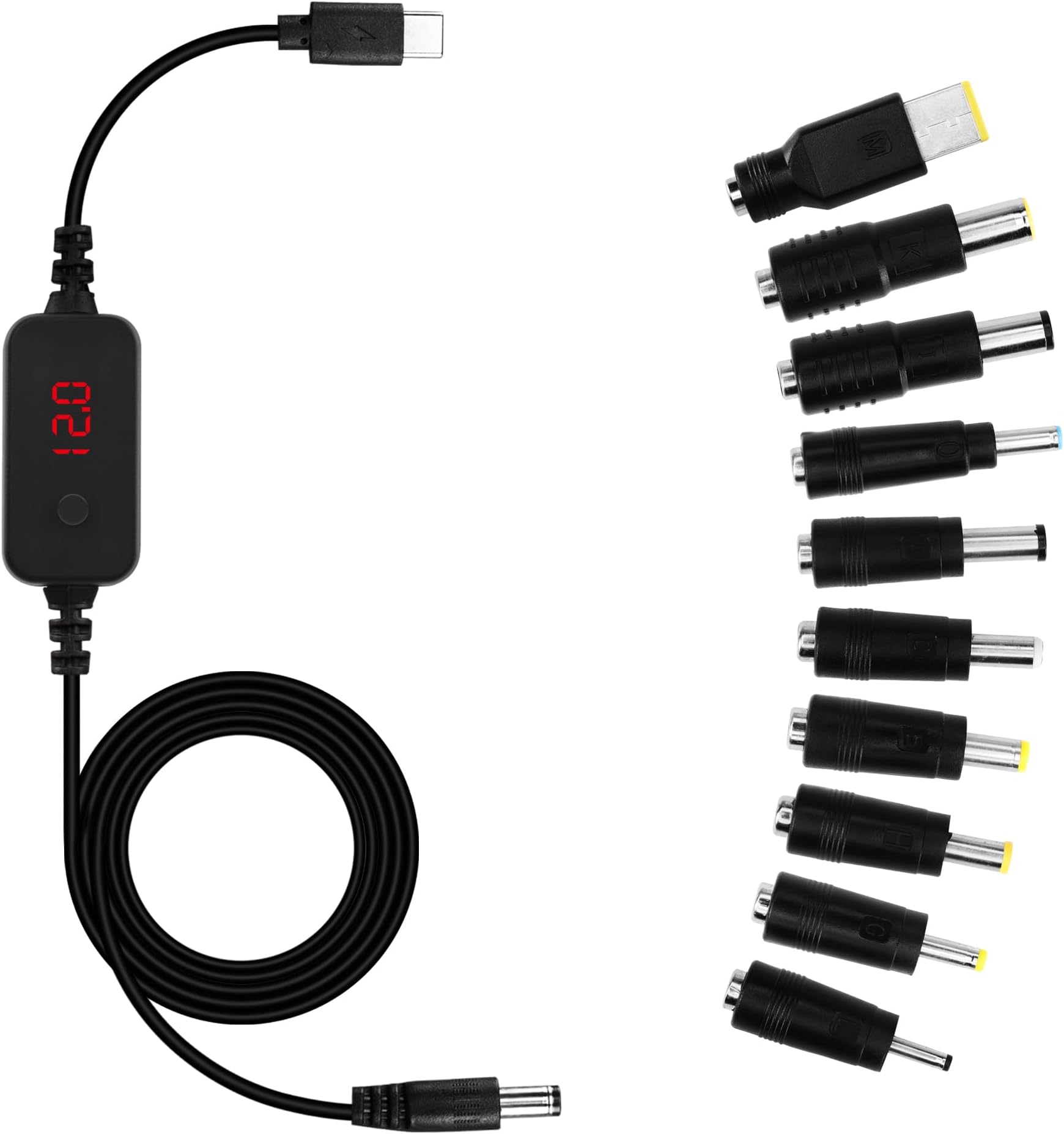 Cablecc Type C USB-C Female Input to DC 4.5 * 3.0mm Power PD Charge ...