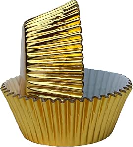 Regency Wraps Foil Baking Cups, 36 Mini Red Laminated Greaseproof, Non ...