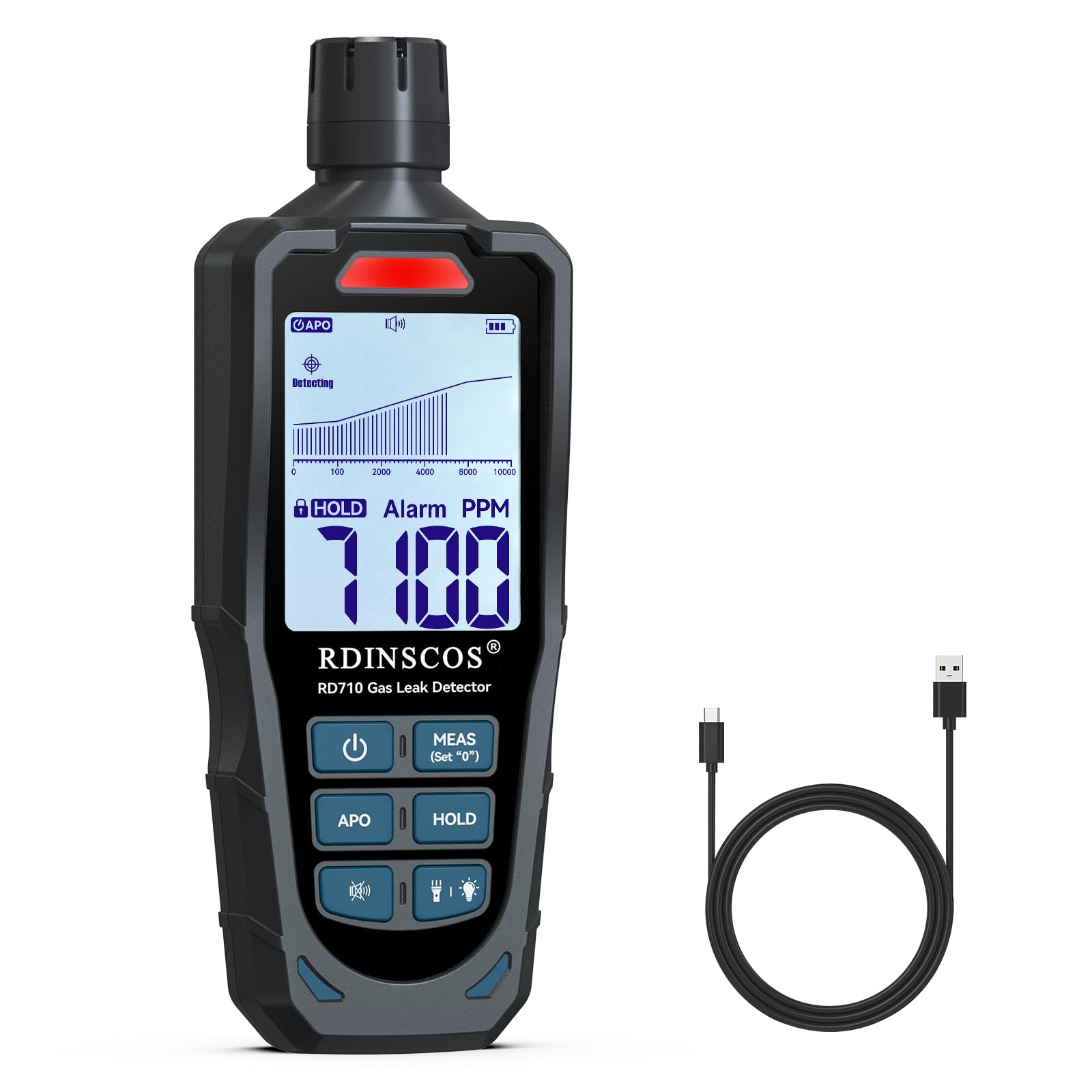 RDINSCOS RD710 Natural Gas Leak Detector User Manual