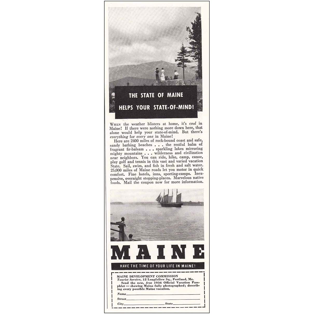 State Of Maine Tourism