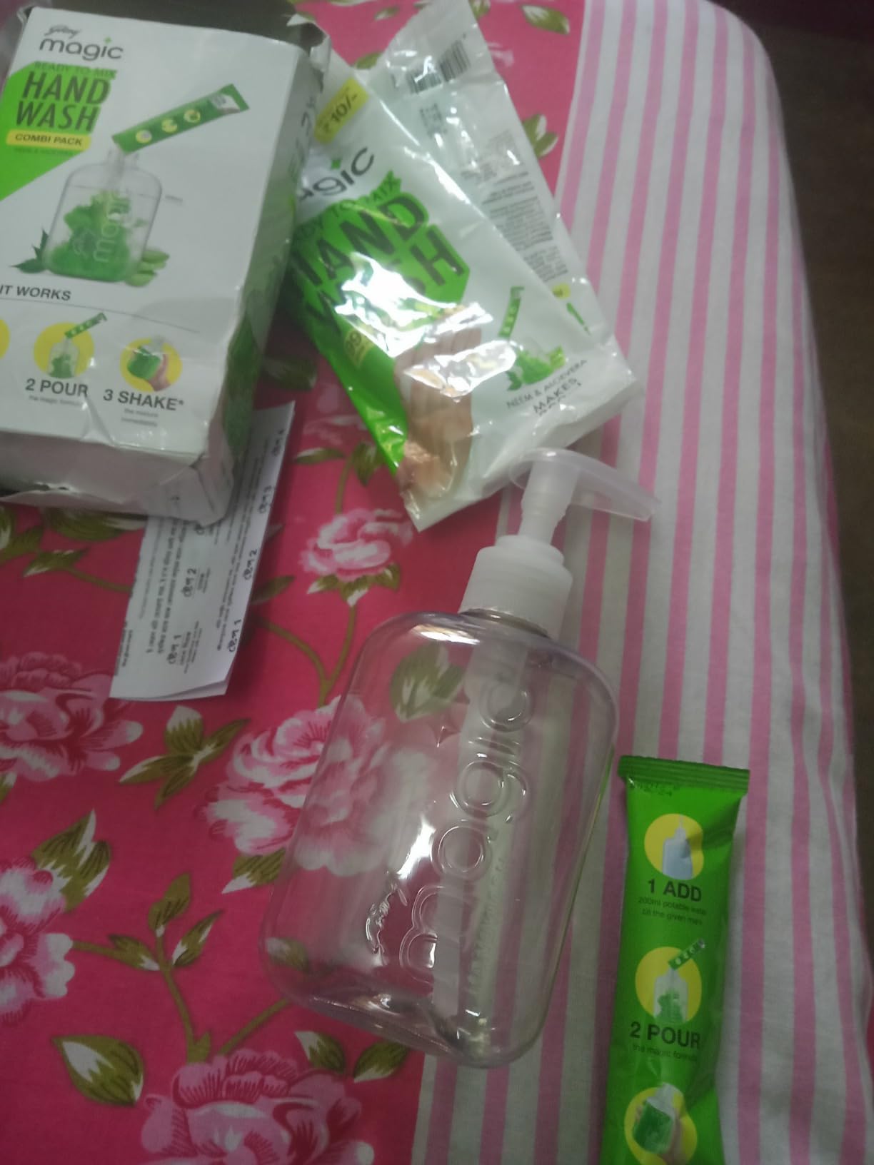 Godrej Protekt mr. magic Powder-to-Liquid Handwash - Refill | 9g (makes ...