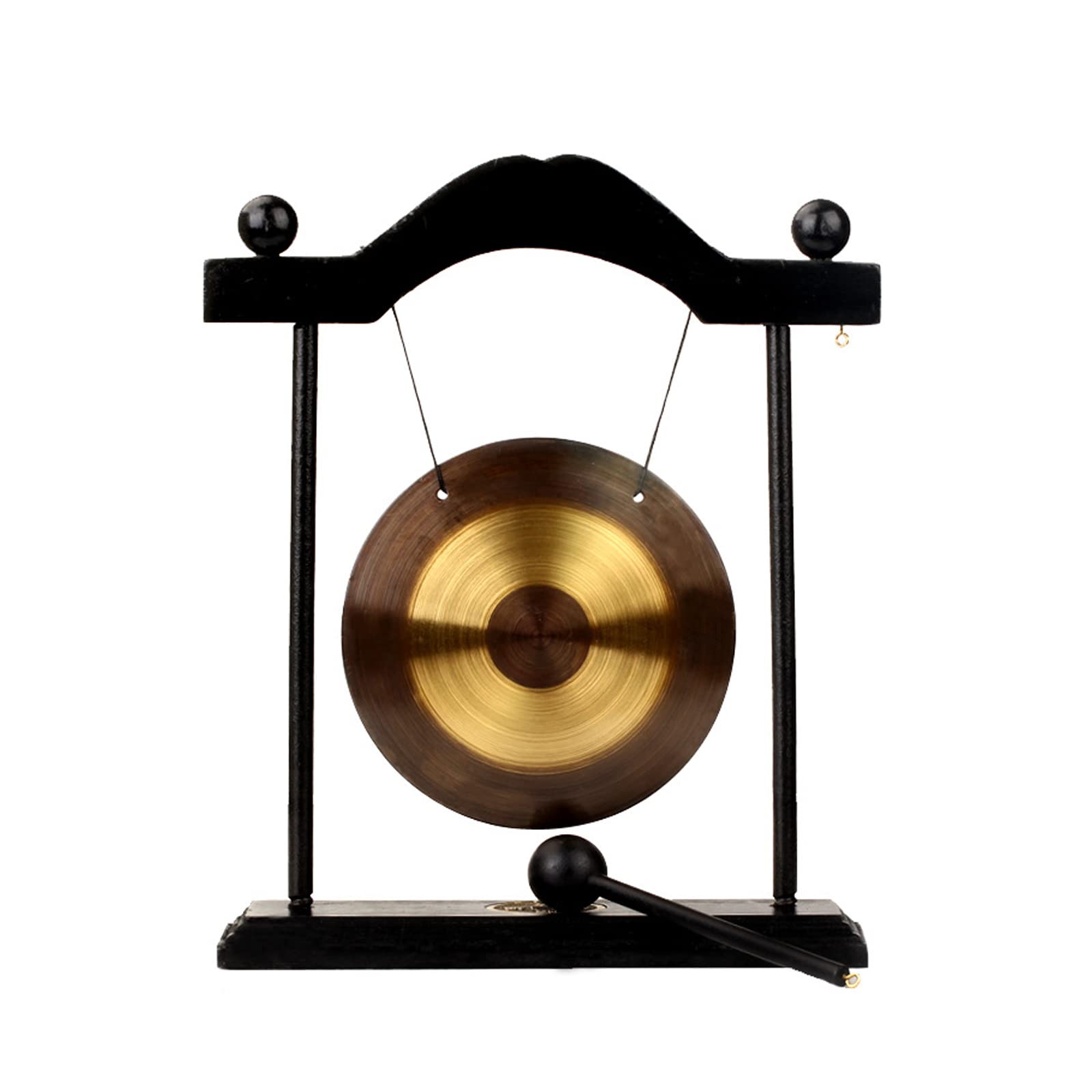 Tabletop Percussion Instrument Desktop Brass Gong Ornament - Feng Shui ...