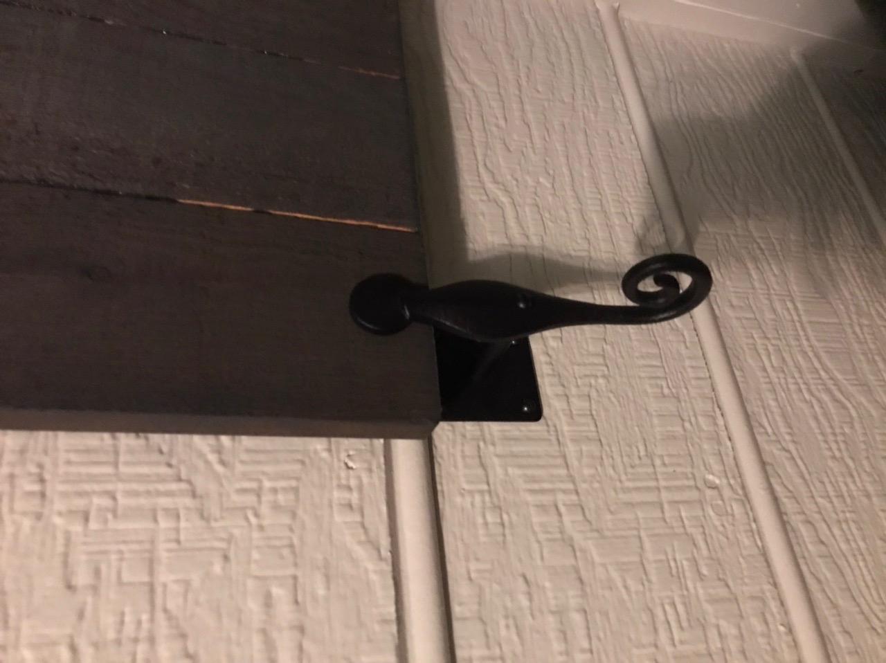 Amazon.com: Renovators Supply Manufacturing Shutter Dogs 5.5 in. Black ...