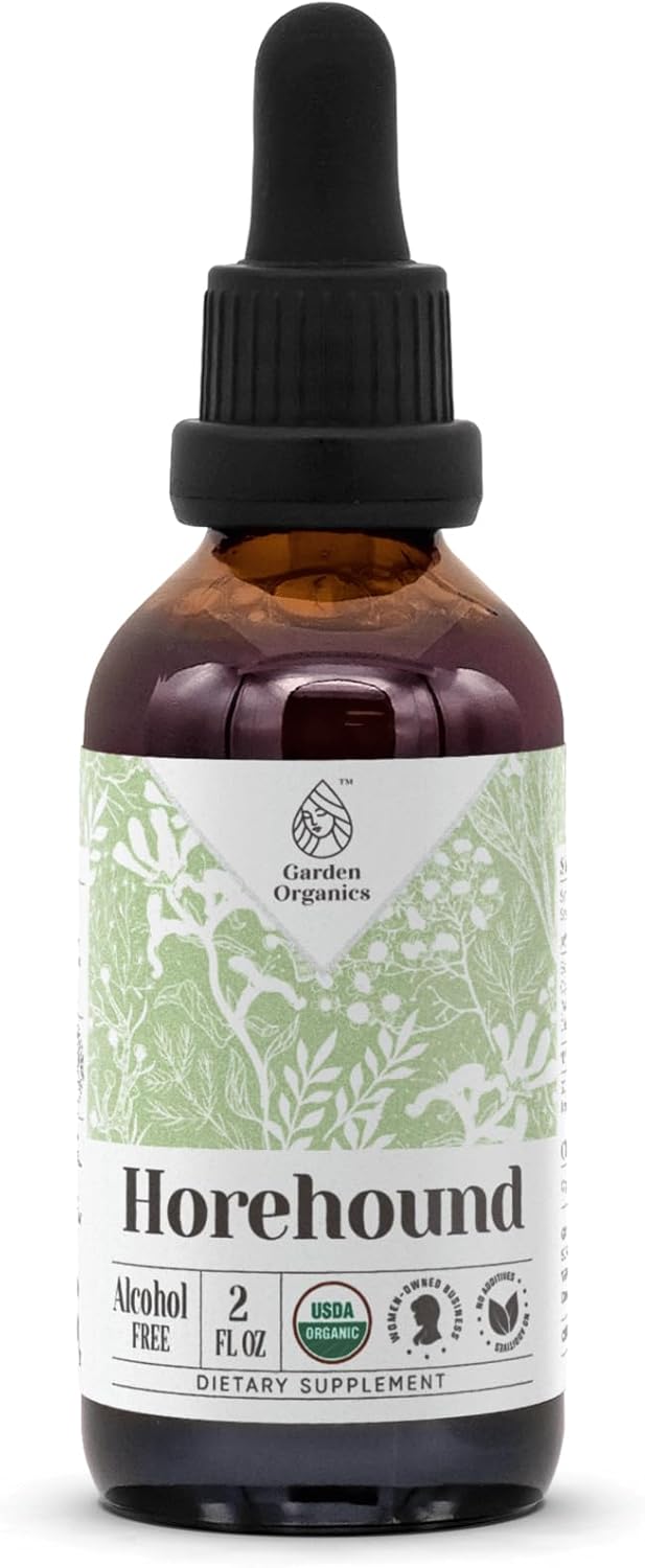 Amazon.com: Horehound USDA Organic Alcohol-Free Extract | Dietary ...