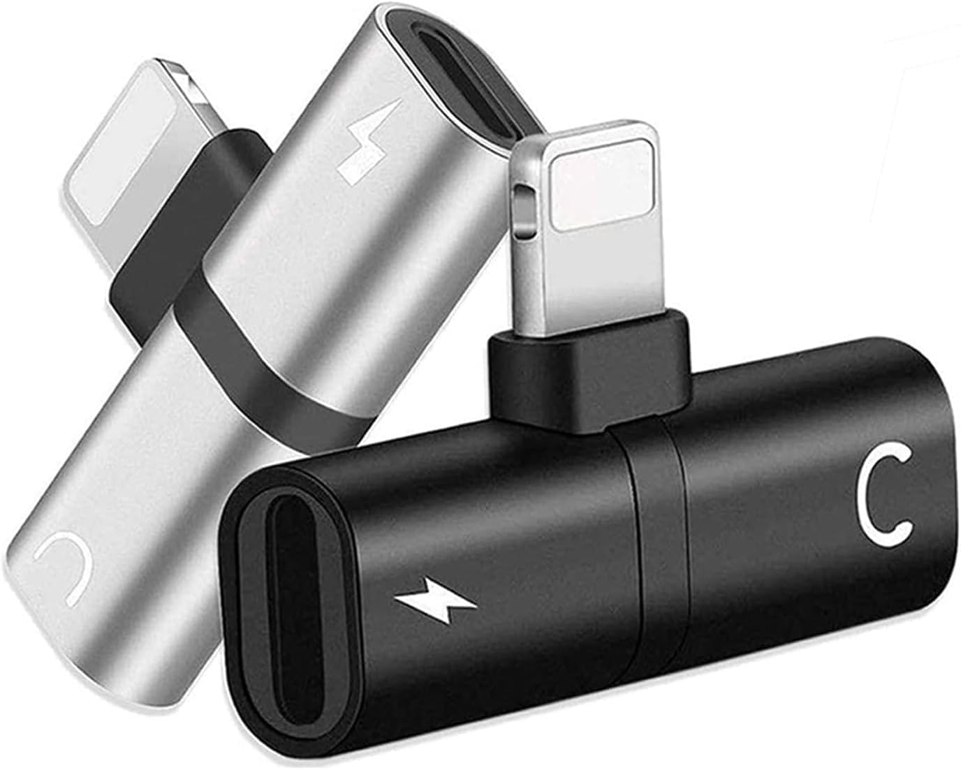 [Apple MFi Certified] 2PACK iPhone Lightning to Lightning Adapter, Dual ...