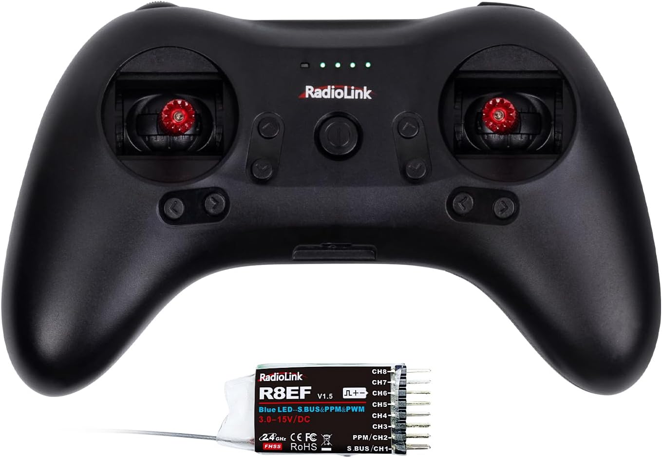 Amazon.com: Radiolink T8S 8 Channels 2.4GHz RC Transmitter and Receiver ...