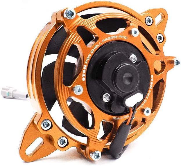 Amazon.com: Motorcycle Oil Cooling Fan, Universal Aluminum Motorcycle ...