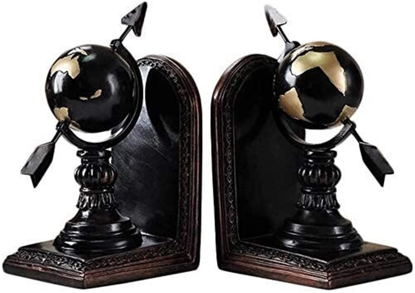 Gemstone Globe Bookends