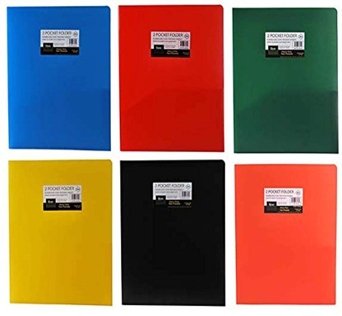Amazon.com : Filexec Products 2 Pocket Folder, Heavy Duty, Opaque ...