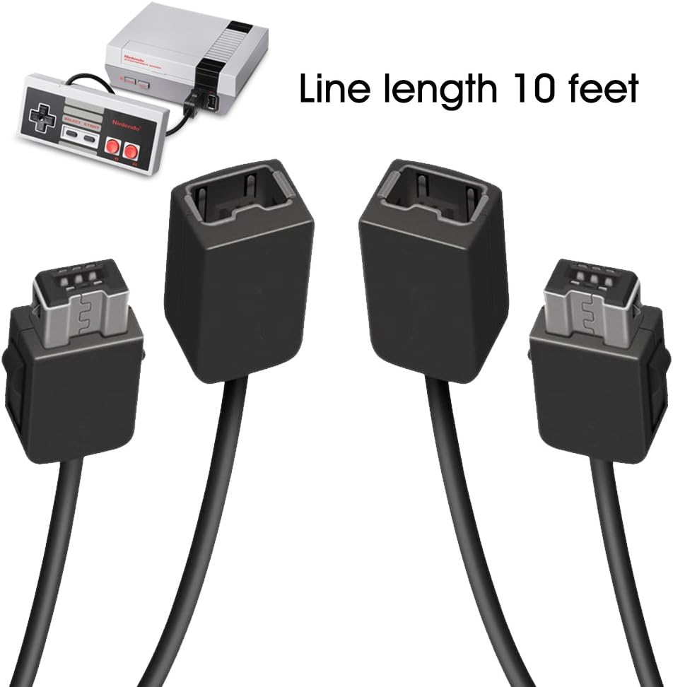 NES Mini Classic Controller Extension Cable 3m 10ft Extended Cord Lead ...