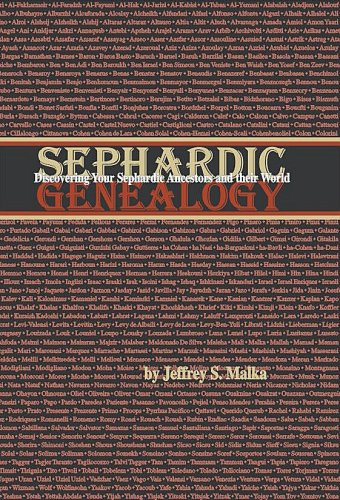 Sephardic Genealogy: Discovering Your Sephardic Ancestors and Their ...