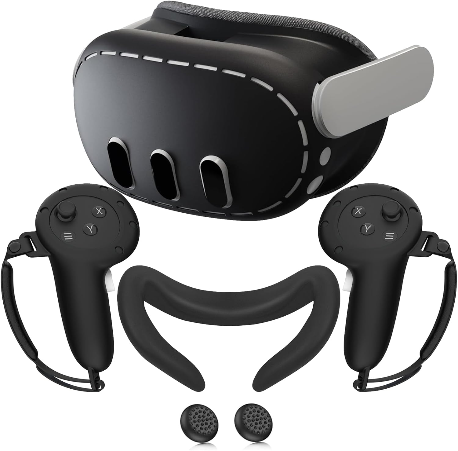 Amazon.com: Controller Grip Cover, Silicone VR Headset Protector Cover ...