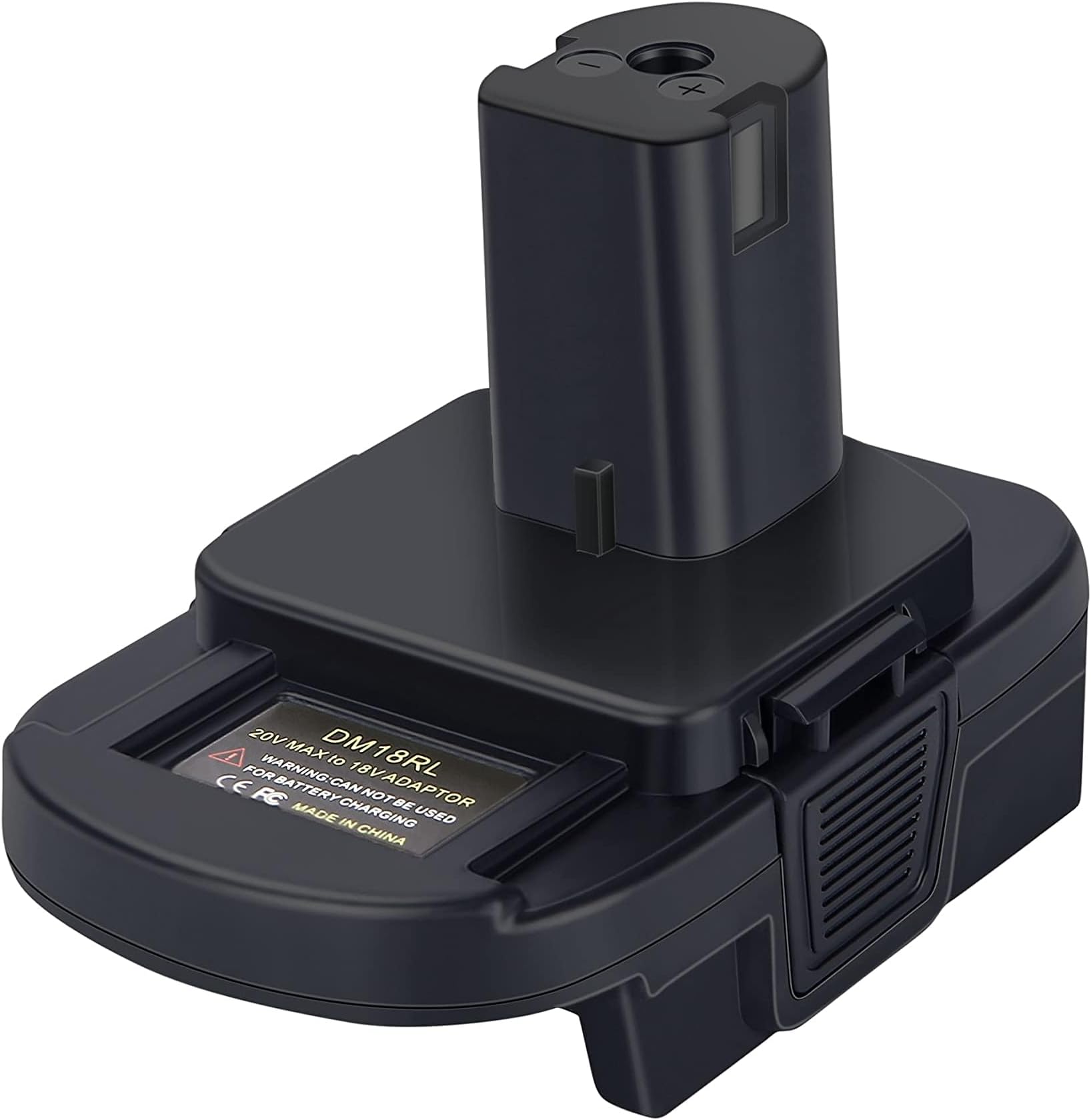 Amazon.com: DM18RL Battery Adapter for Dewalt & for Milwaukee to for ...