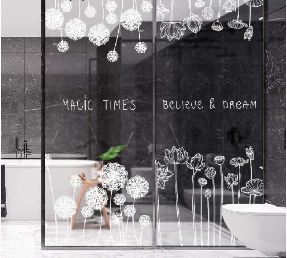 Yanhuigang Pegatinas Balcón Puerta Ventana salón Dormitorio decoración ...