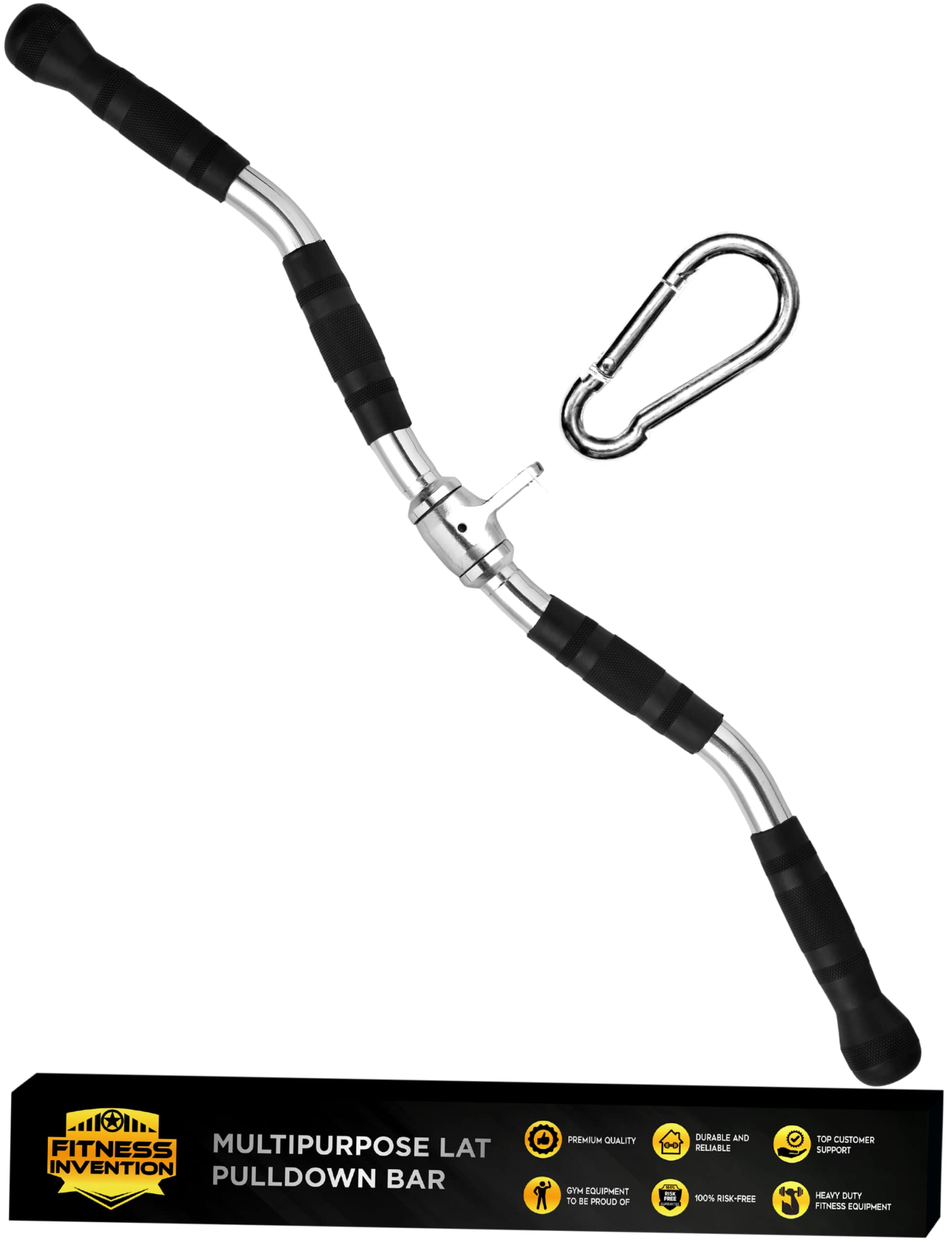 Buy Fitness Invention LAT Pulldown Bar - LAT Bar Attachment 30 Inch ...