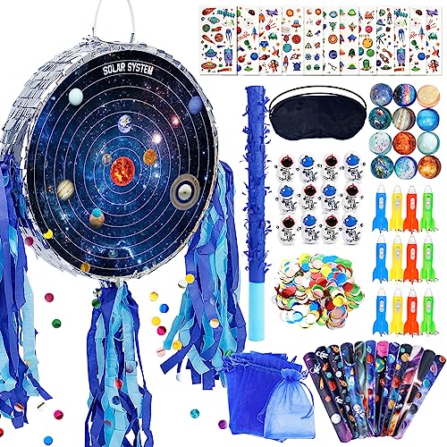 Snapklik.com : Auihiay 76 PCS Solar System Pinata Set, Outer Space Pinata