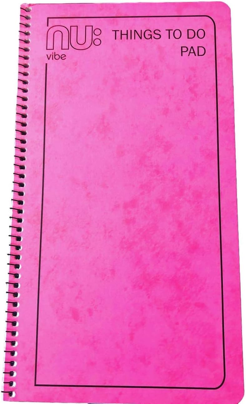 Things to Do Notepad by NU Vibe. Things to Do Notebook Checklist Spiral ...
