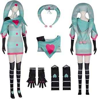 Amazon.com: Cuzeolin Fizzarolli Costume Womens Fizzarolli Jester Clown ...